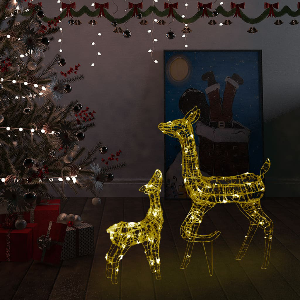 The Holiday Aisle® Reindeer Family Acrylic Christmas Lighting ...