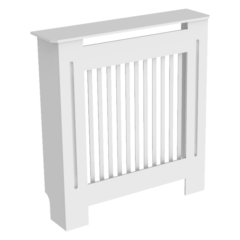 LUVODI Tall Slatted Radiator Cover Heating Heater Vertical Cabinet ...