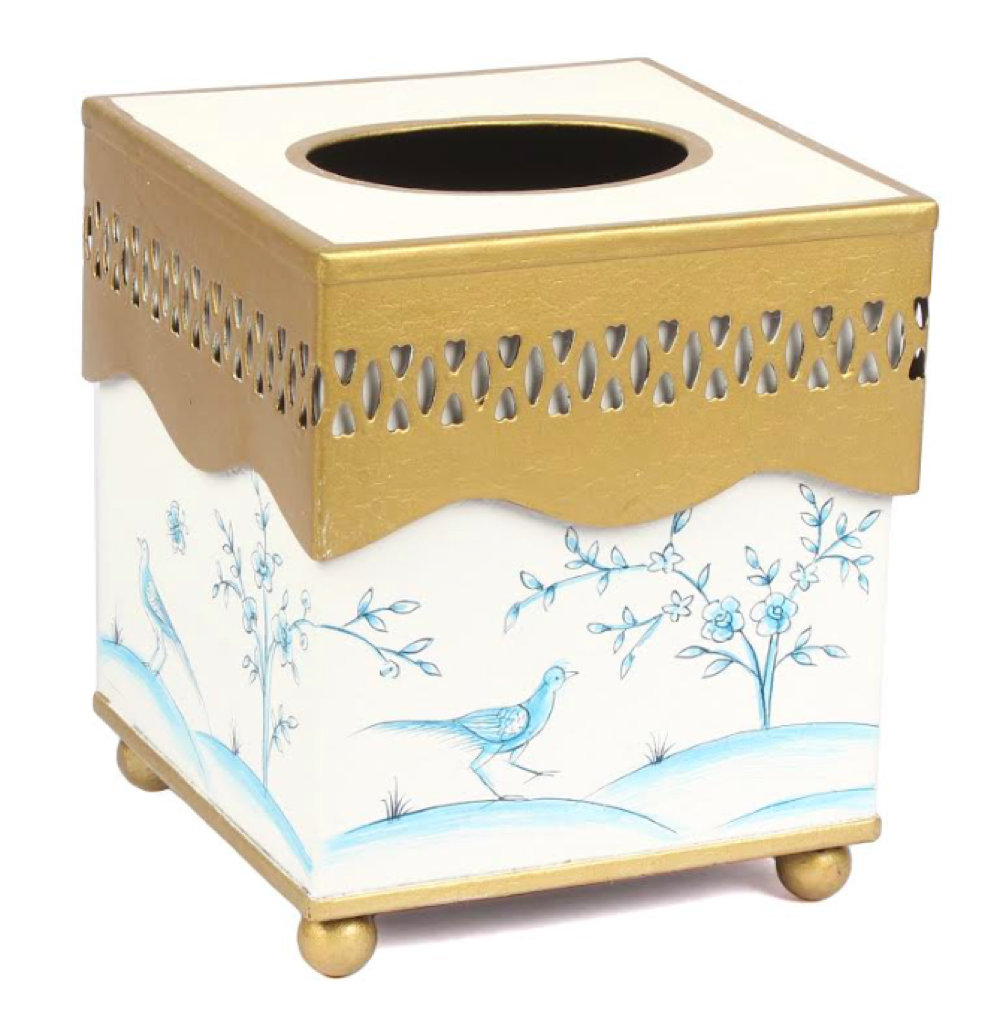 Rosdorf Park Bohan Chinoiserie Pierced Tissue Box Cover & Reviews | Wayfair