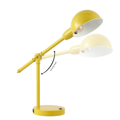 Latitude Run® Candas Metal USB Desk Lamp | Wayfair