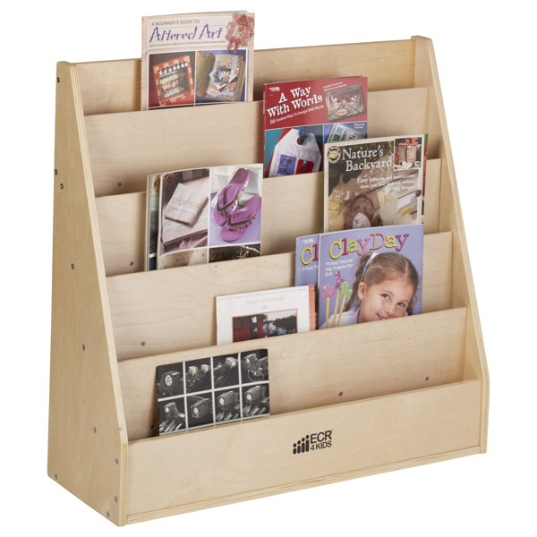 ECR4Kids Streamline Single-Sided Book Display with Storage, Classroom ...