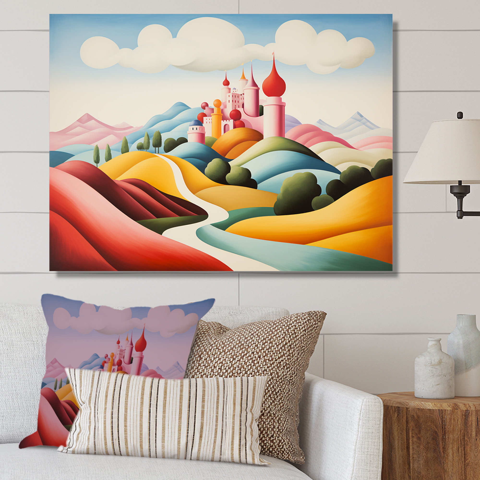 Red Barrel Studio® Multicolor Castles Mountain II - Castles Wall Art ...