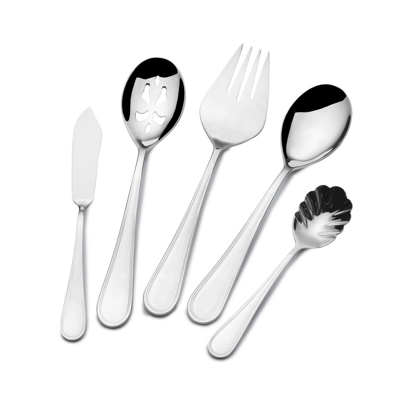 St. James Orleans Stainless Steel Flatware, 90pc Set | Wayfair