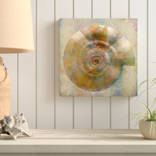 Highland Dunes Sea Shell Study 2 Blue Colorful Nautical Contemporary ...