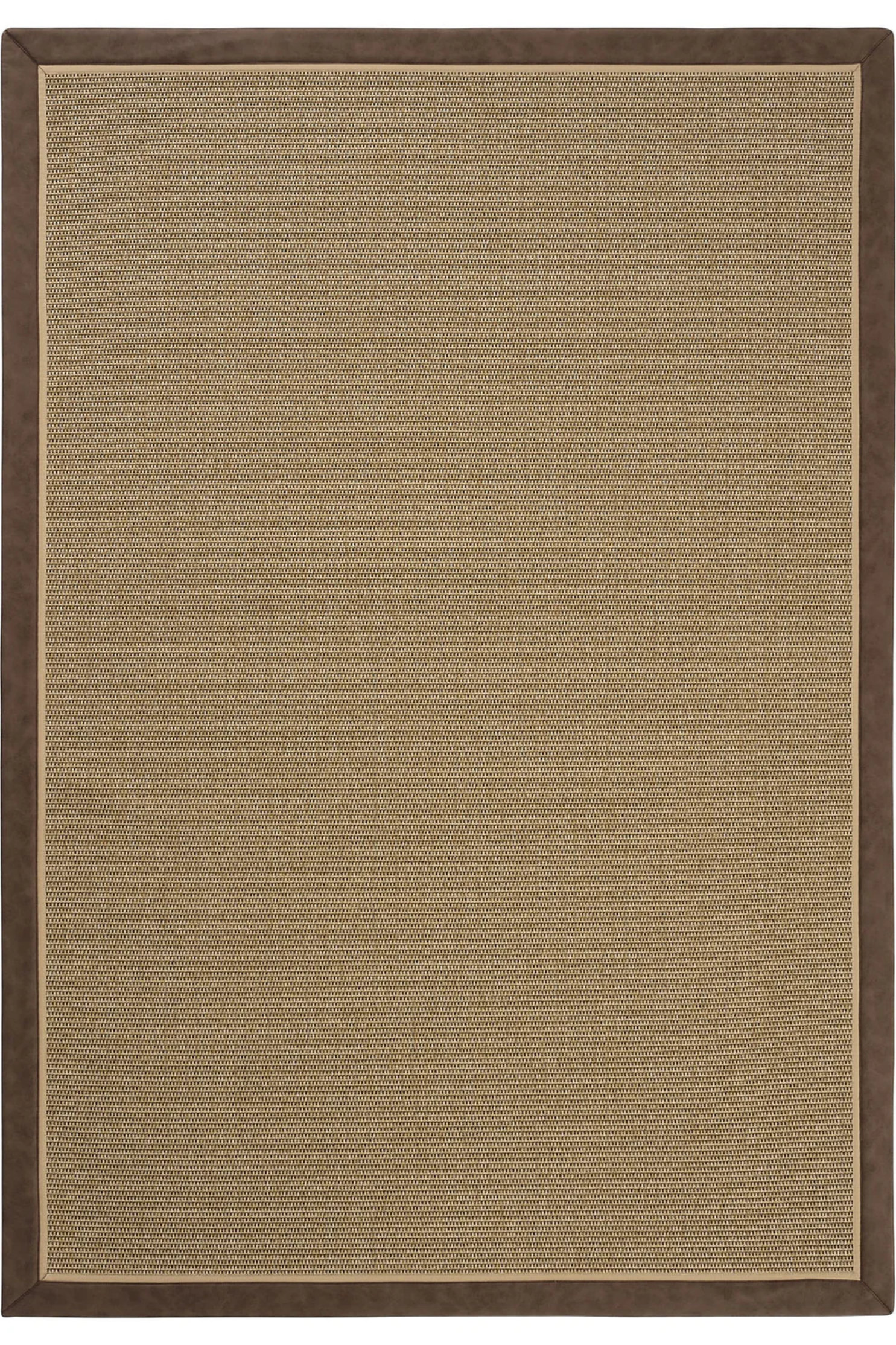 Rugpera Terazza Leather Double Border Sisal Carpet | Wayfair