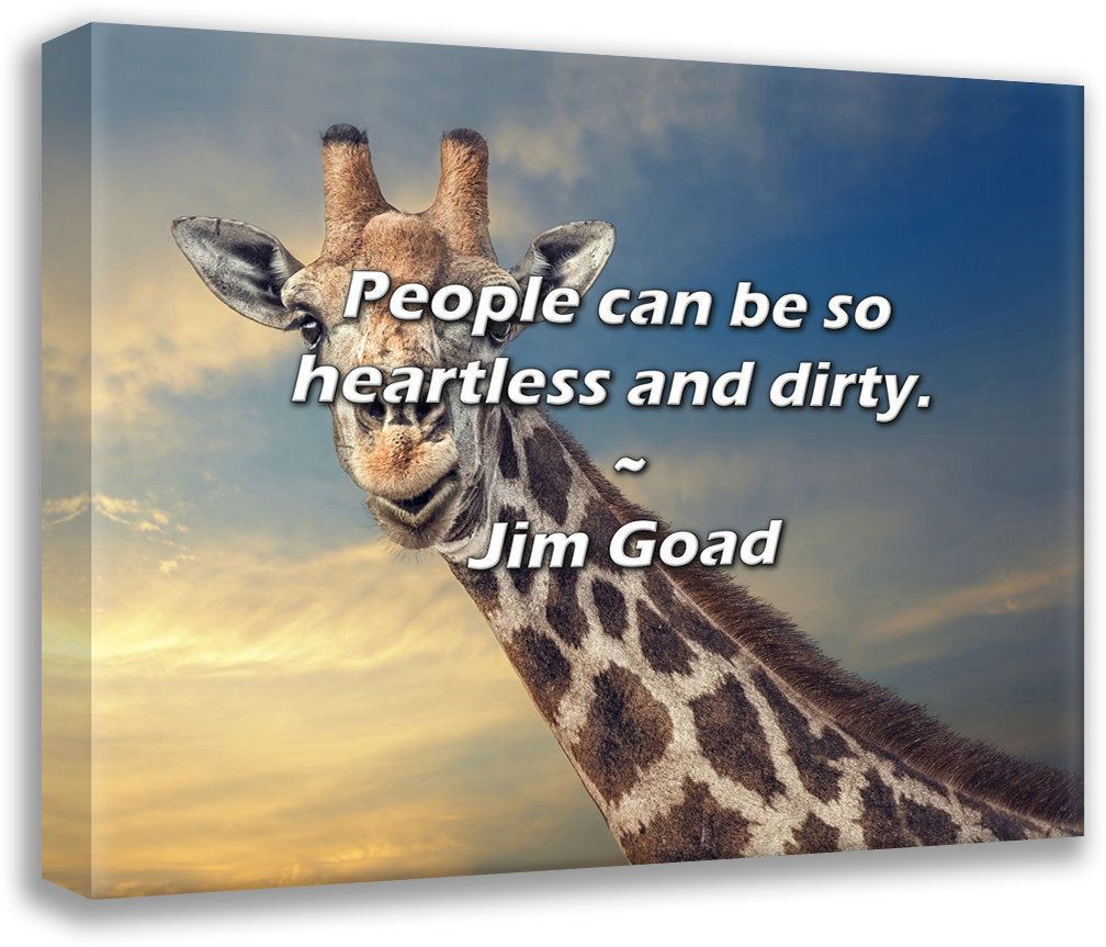 George Oliver Jim Goad Quote: People can be so heartless and dirty ...