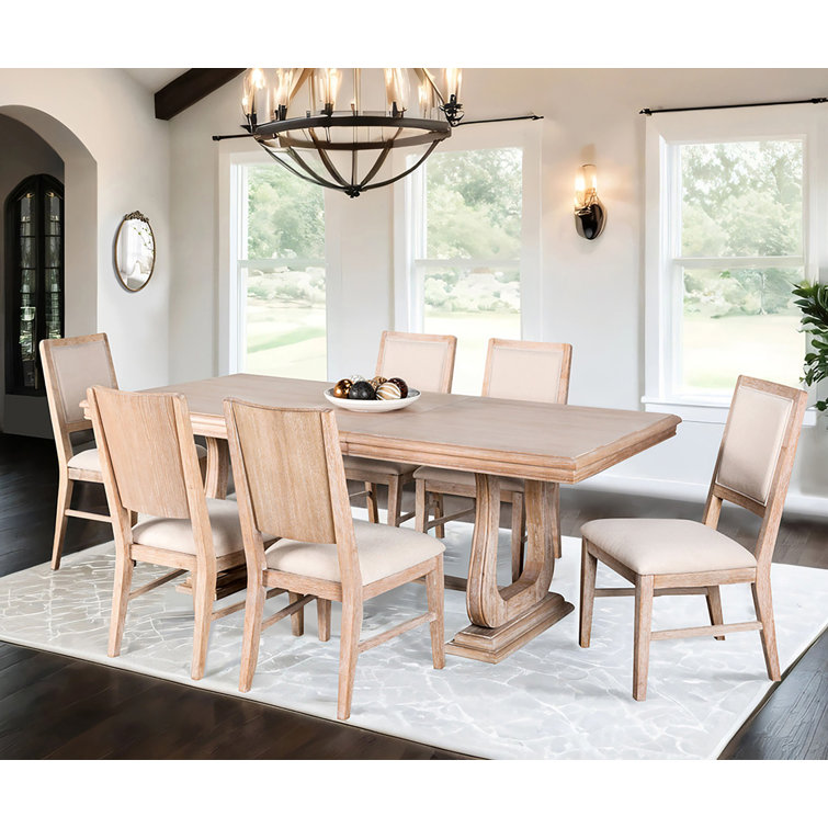 One Allium Way® Beloni 7-pcs Dining Table Set | Wayfair