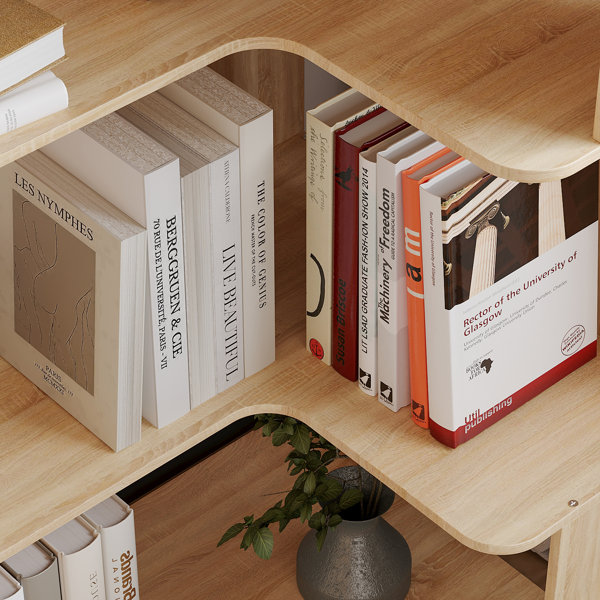 Wade Logan® Caidy Bookcase & Reviews | Wayfair