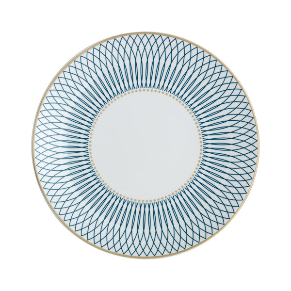 Denby Porcelain Modern Deco China Dinnerware - Set of 12 | Wayfair