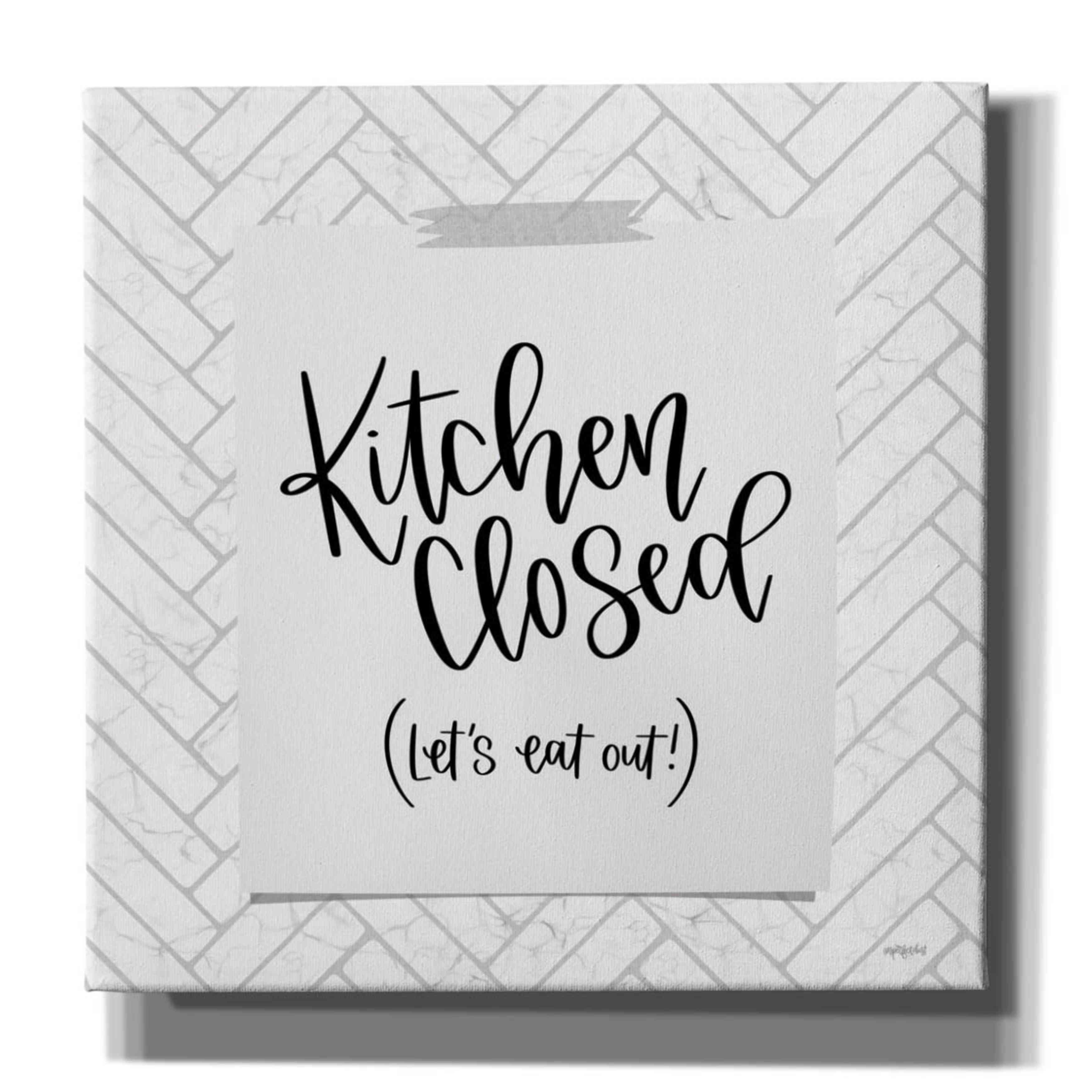 Epic Graffiti Kitchen Closed by - Wrapped Canvas Print - Wayfair Canada
