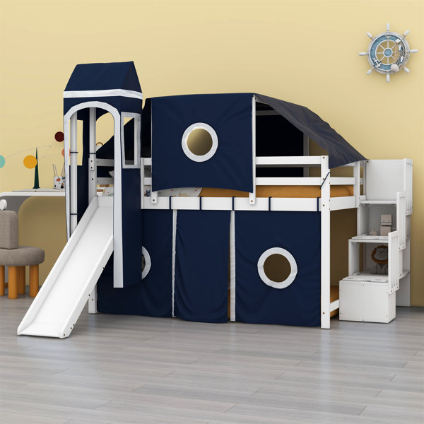 Ophelia & Co. Loft Bed With Tent And Tower - Wayfair Canada