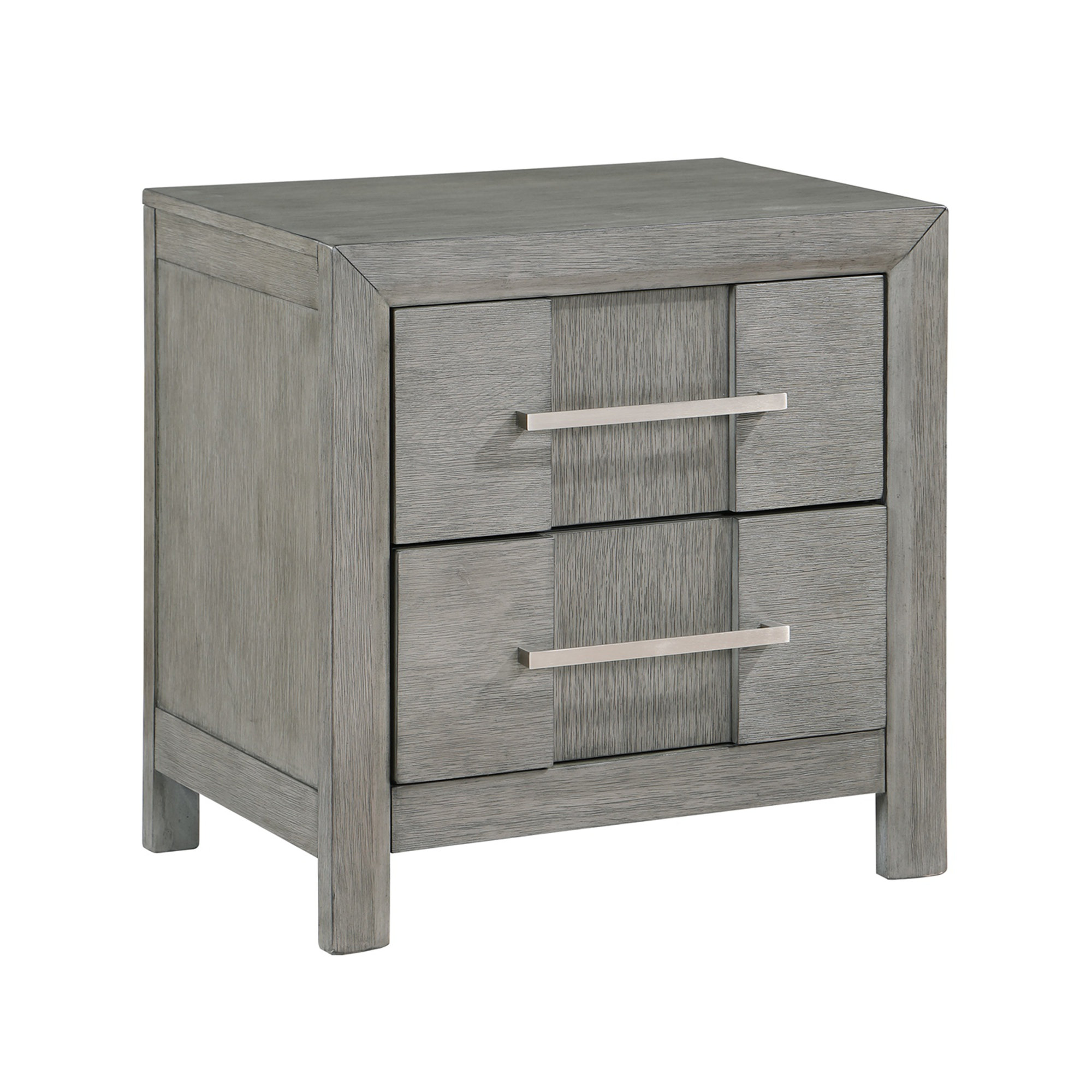 Hokku Designs Modern Wooden Storage Nightstand | Wayfair
