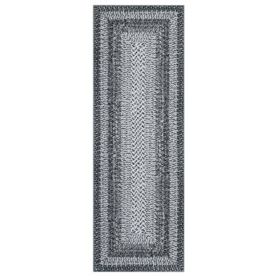 Ebern Designs Washable Modern Rugs for Bedroom Imitation Braided Soft ...