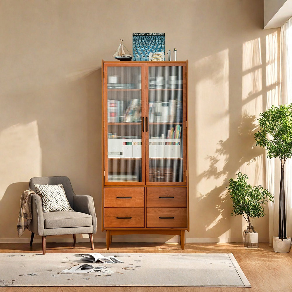 Kaoloupin Japanese Style Display Bookcase | Wayfair