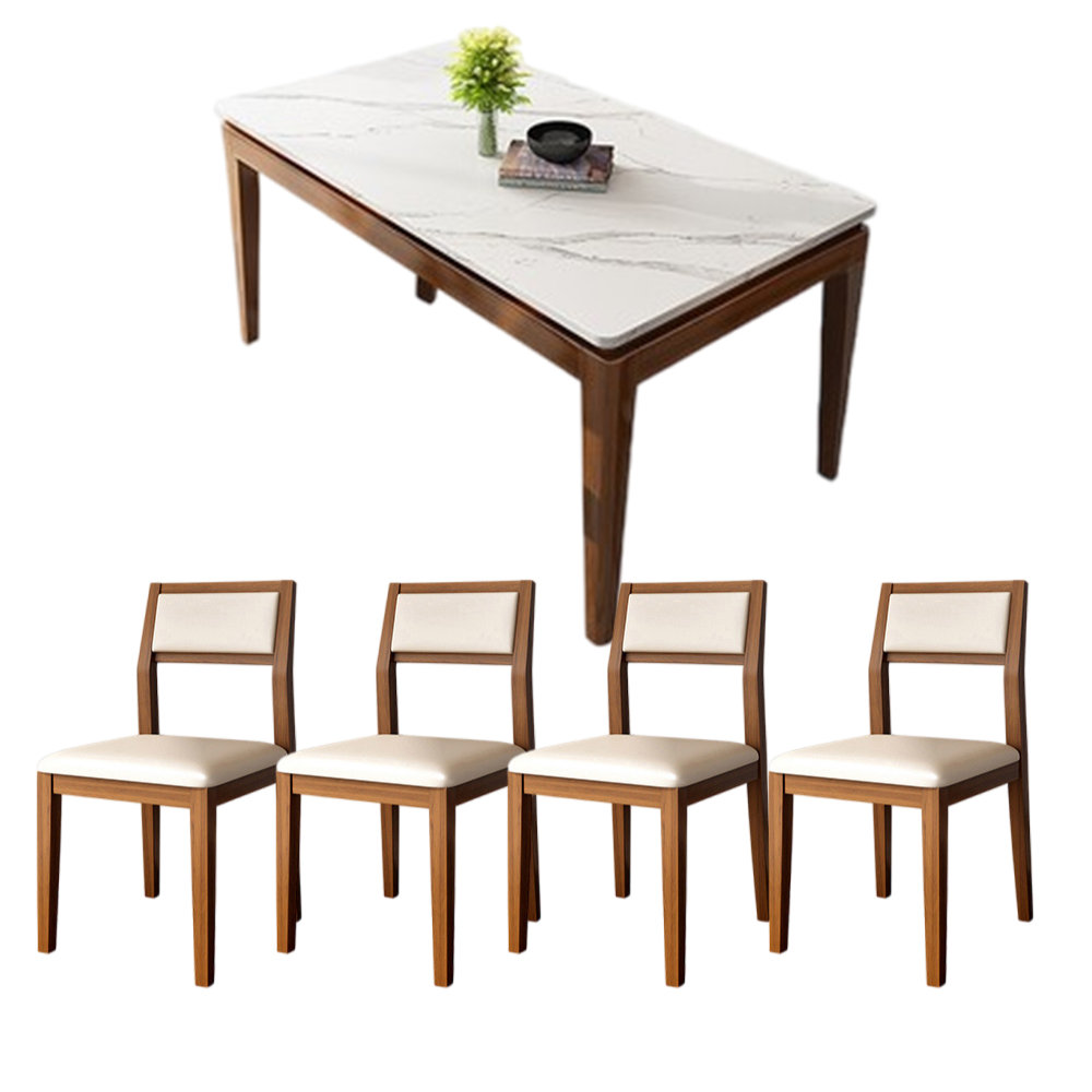 ZKuylo Modern simple rectangular dining table sets | Wayfair