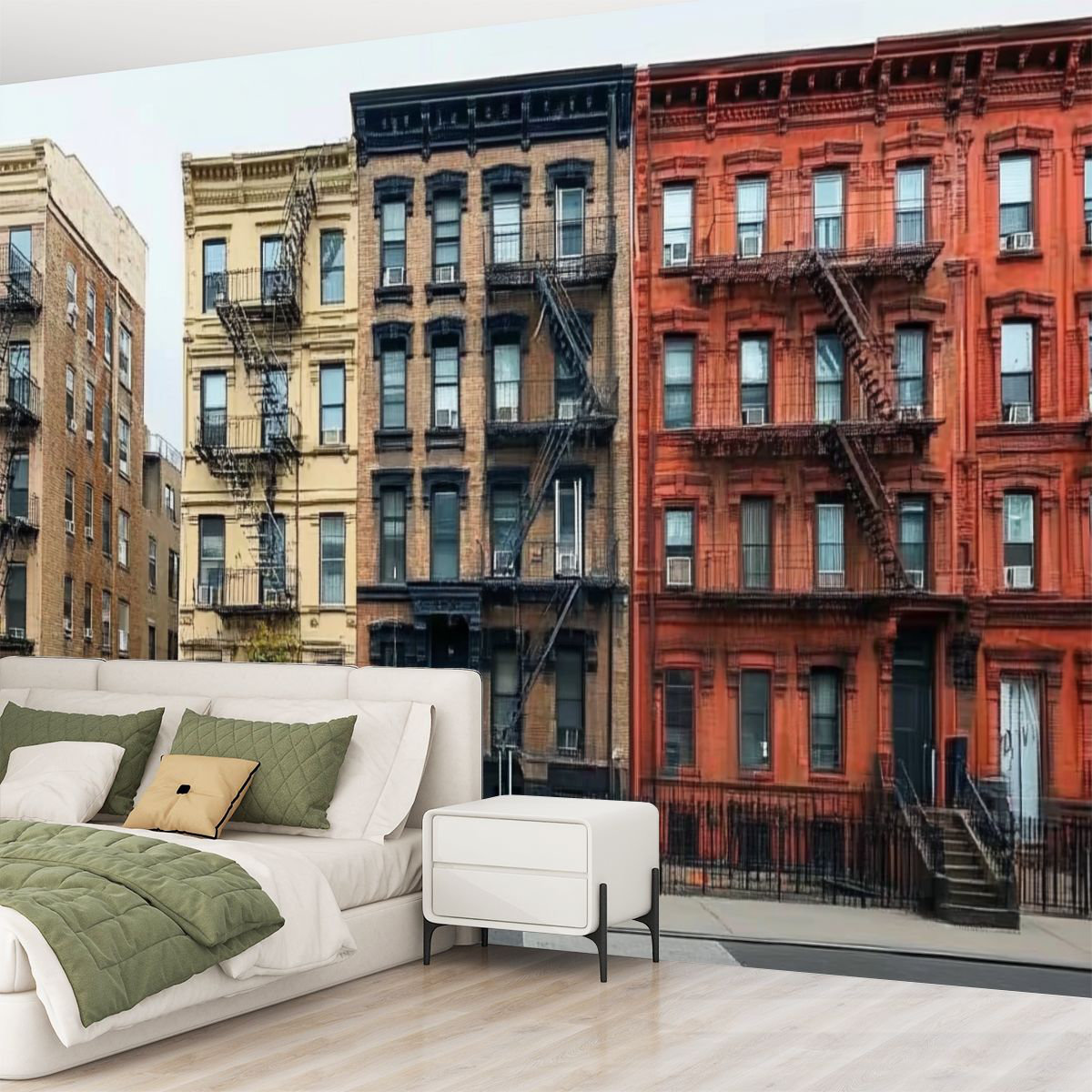 Latitude Run® Peel and Stick Canvas Wallpaper Wall Mural Block old ...