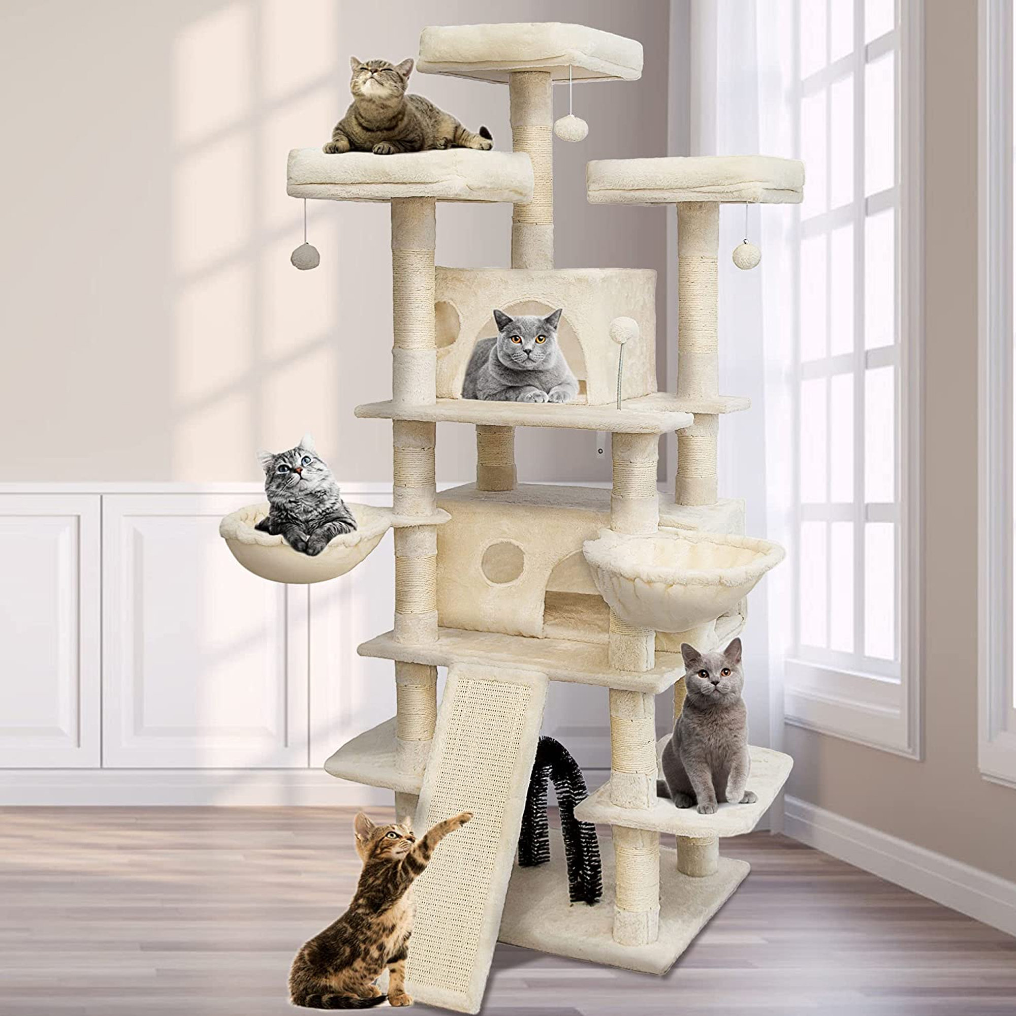 Tucker Murphy Pet™ 68" Bijal Multi-Level Cat Tree & Reviews | Wayfair