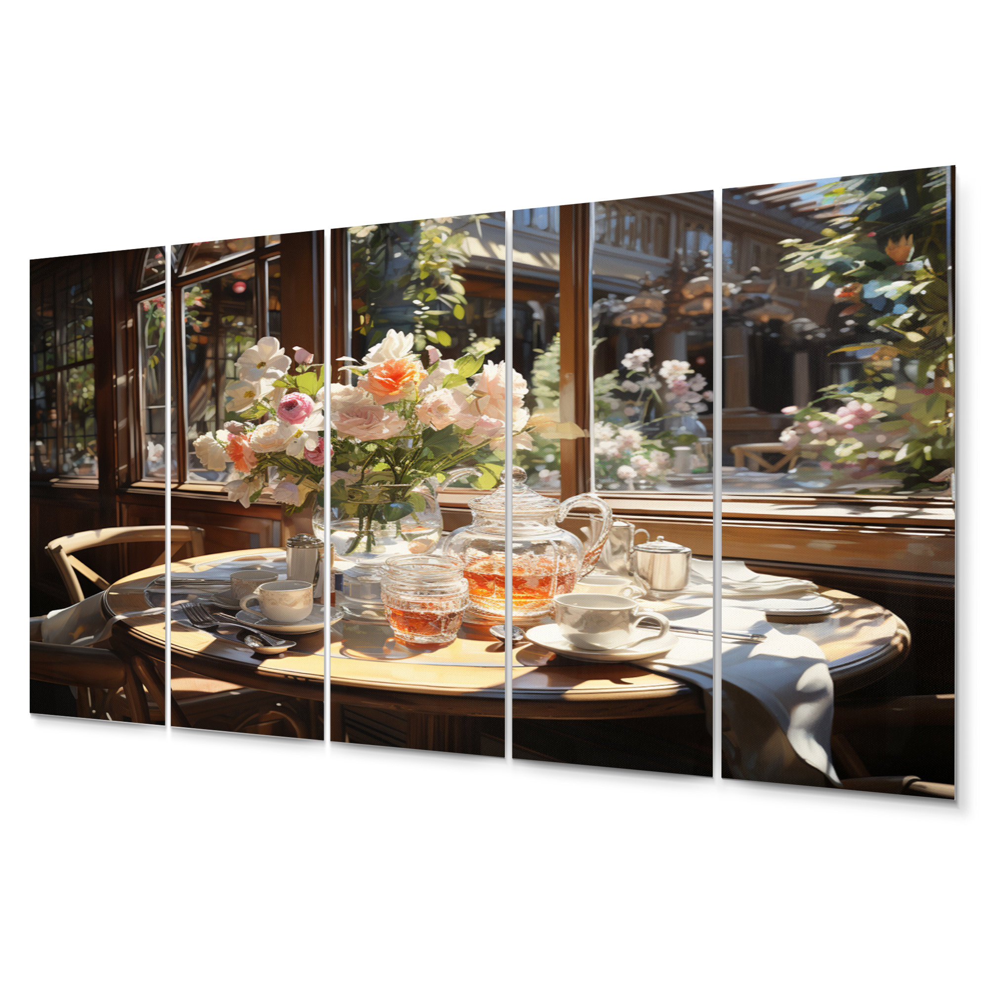 Design Art Country Clubs Afternoon Tea III - Country Clubs Metal Wall ...