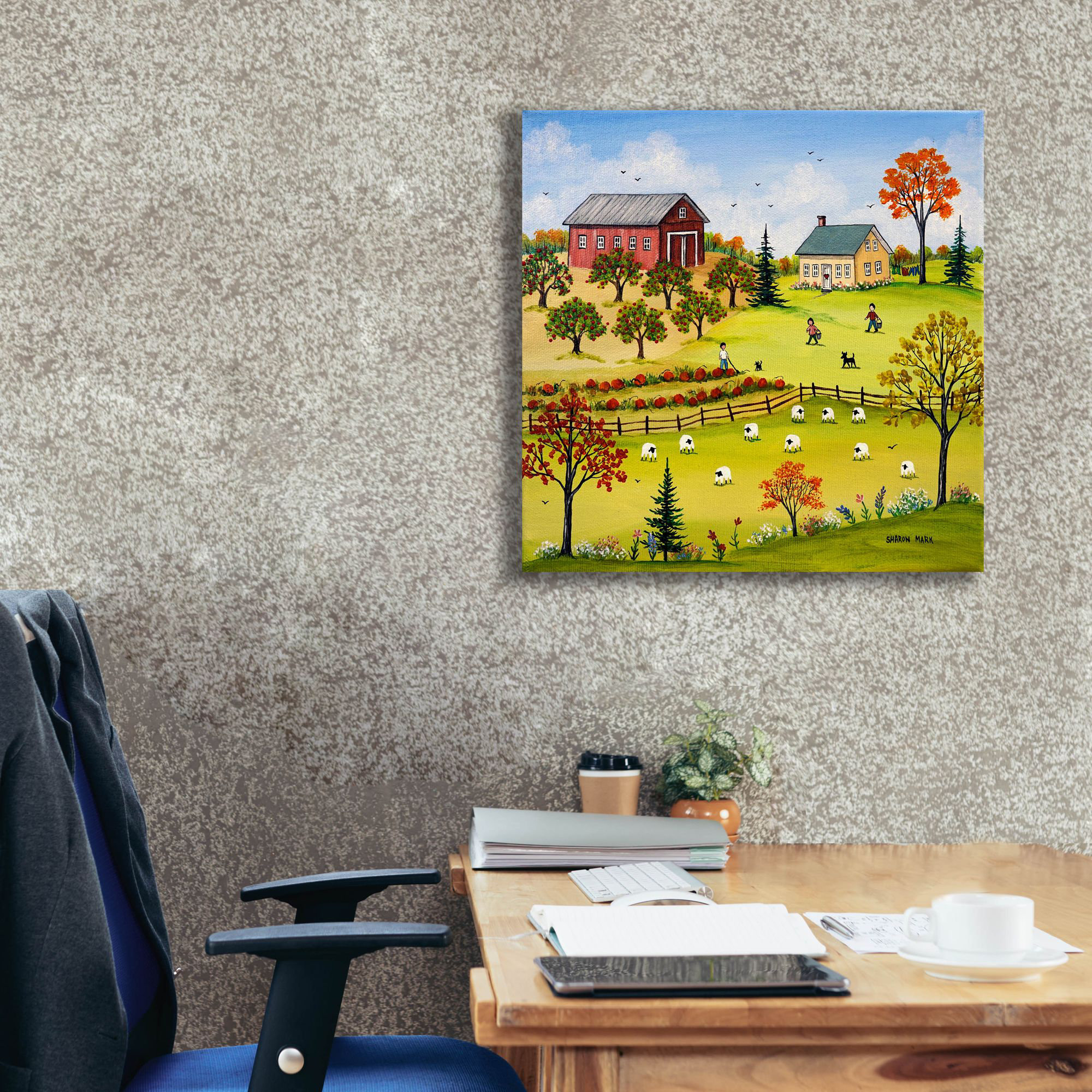 Red Barrel Studio Chore Time On Canvas by Sharon Mark Print - Wayfair ...