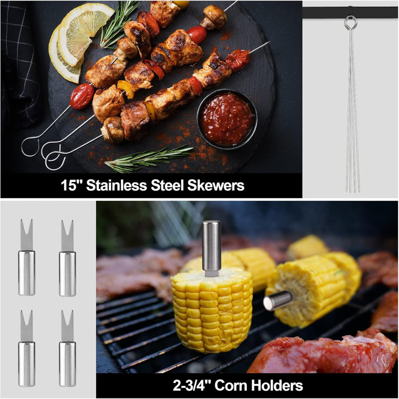 Wonpex Stainless Steel Grilling Tool Set | Wayfair