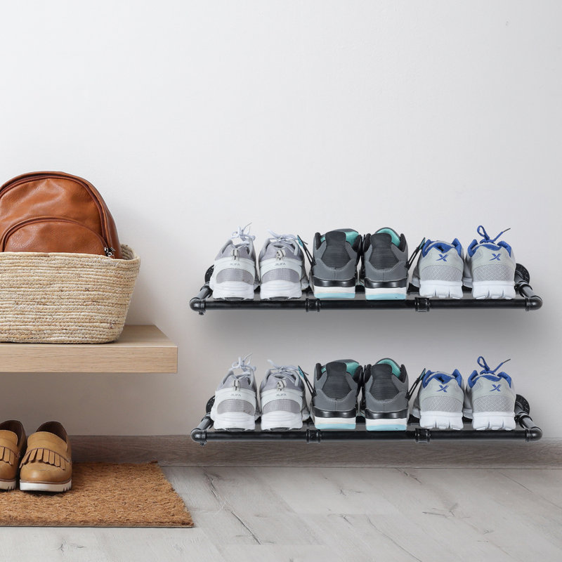 Williston Forge 6 Pair Stackable Shoe Rack & Reviews | Wayfair