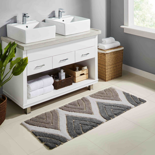 Nature & Floral Bath Rugs & Mats You'll Love | Wayfair