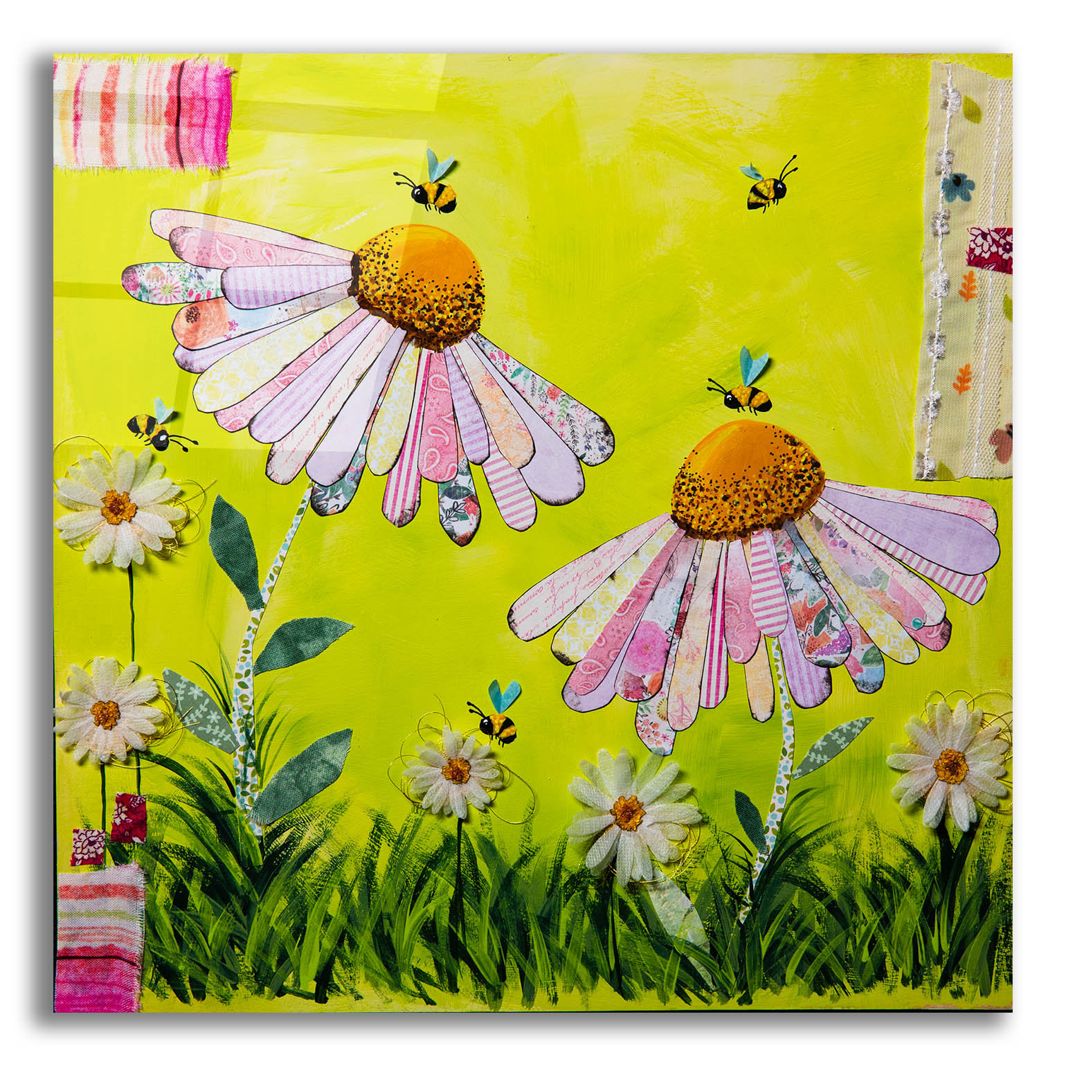 Red Barrel Studio® 'Spring Delight' by Carrie Sharp Acrylic Glass Wall ...