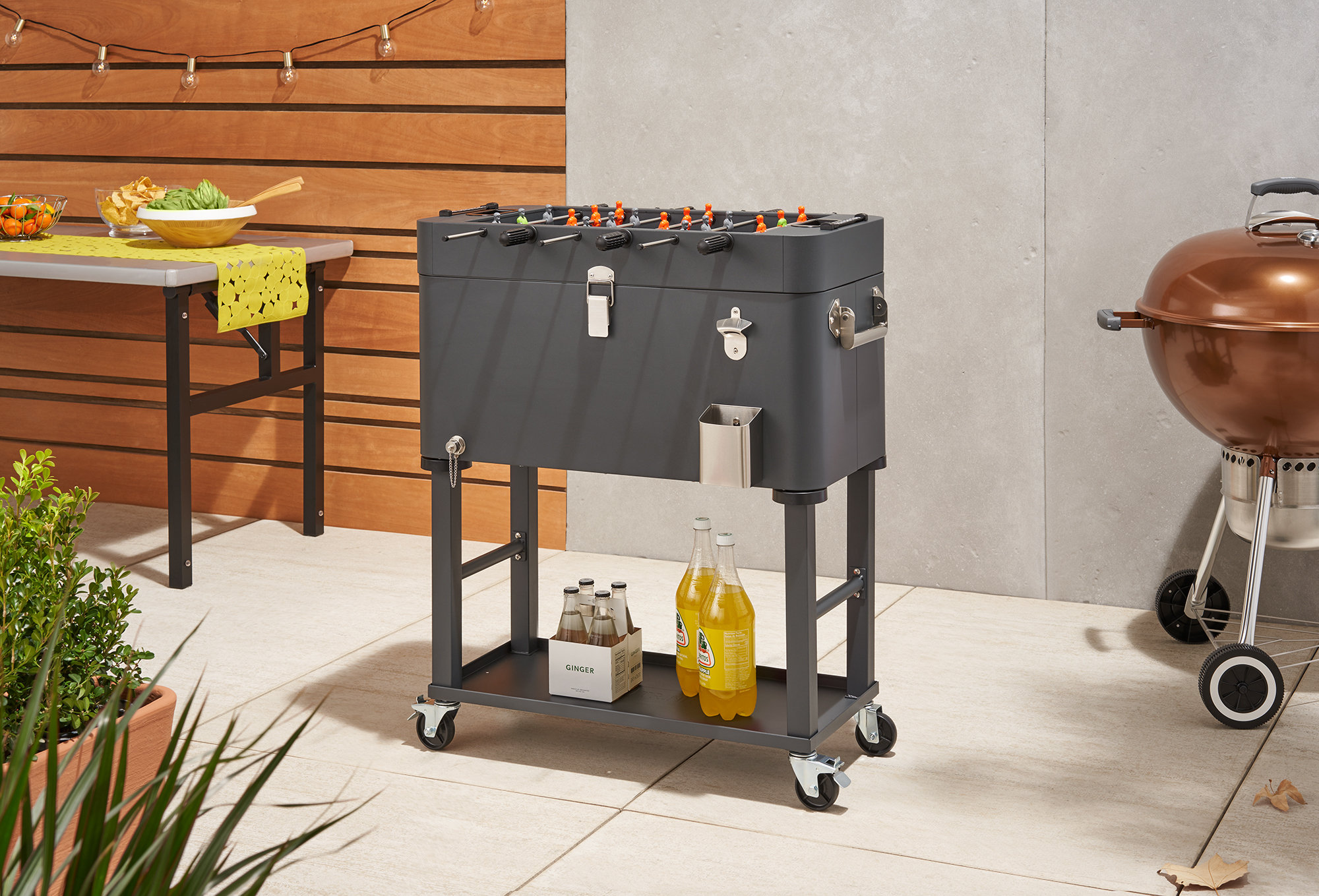 TRINITY 80 Qt./20 Gal. Detachable Tub Foosball Cooler w/ & Reviews ...