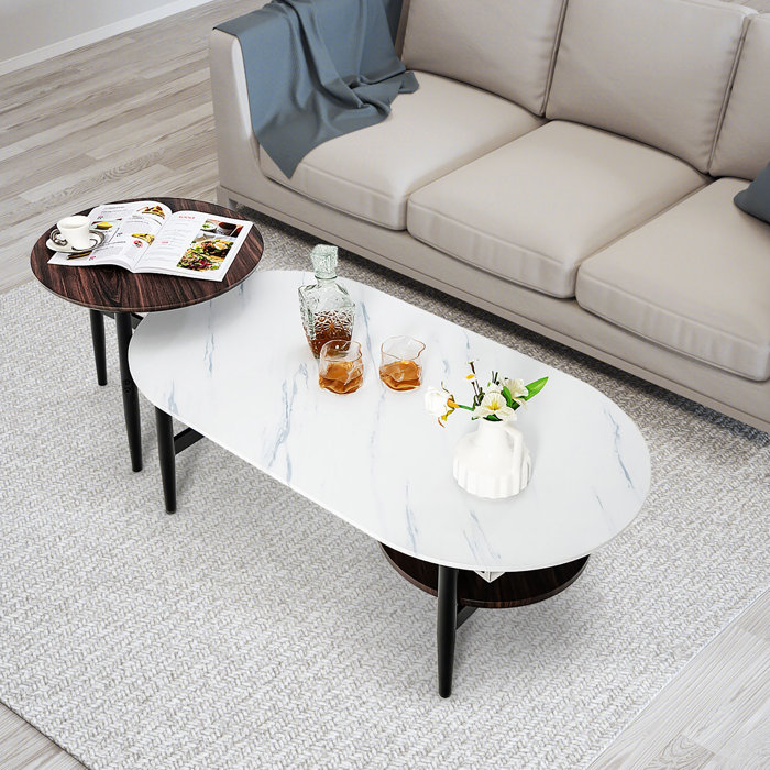 Wrought Studio Chifor Living Room Table Set & Reviews | Wayfair