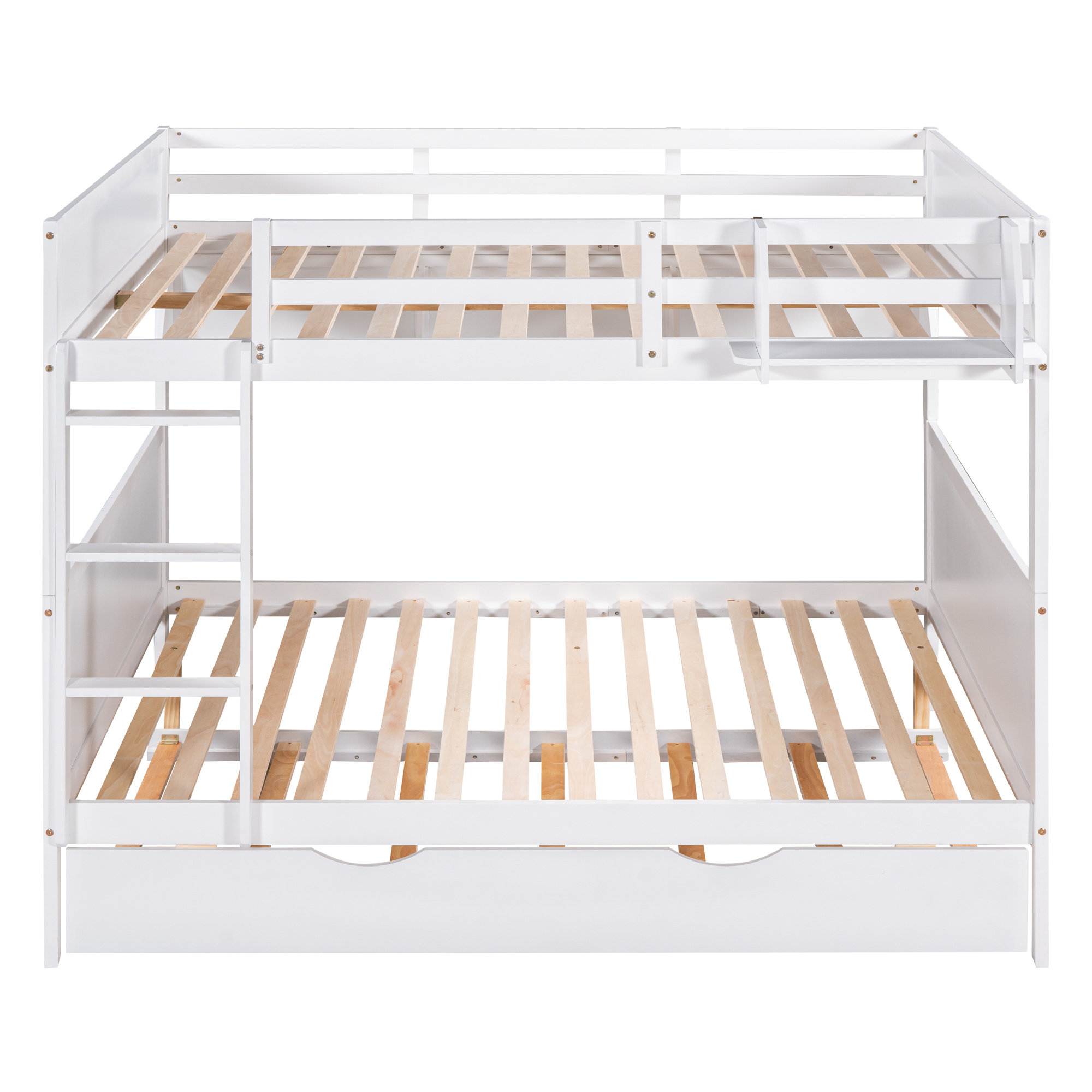 Harriet Bee Haakim Full Standard Bunk Bed with Trundle Bed - Wayfair Canada
