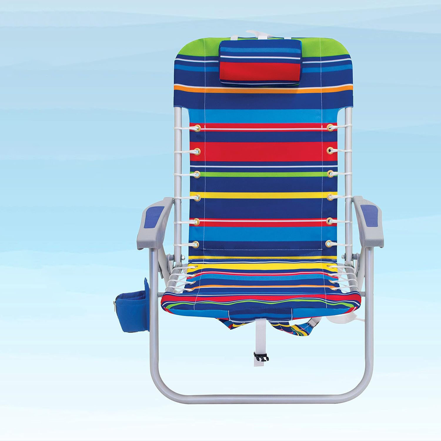 Ameriwood 4-Position Backpack Lace-Up Suspension Folding Beach Chair | Wayfair