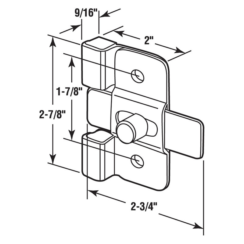 Prime-Line Latch and Strike Combo Kit | Wayfair