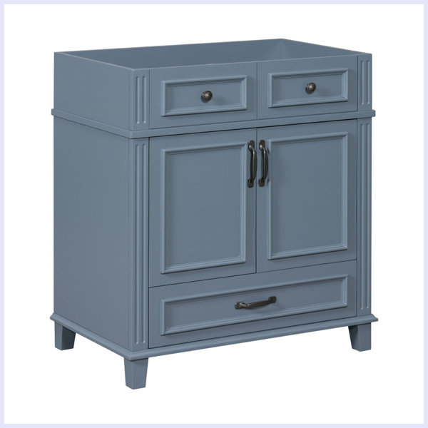 Winston Porter Modern Bathroom Storage Cabinet with Soft Closing Doors ...