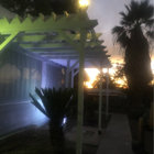 Home Zone Security White Low Voltage Solar Powered Integrated LED Fence ...