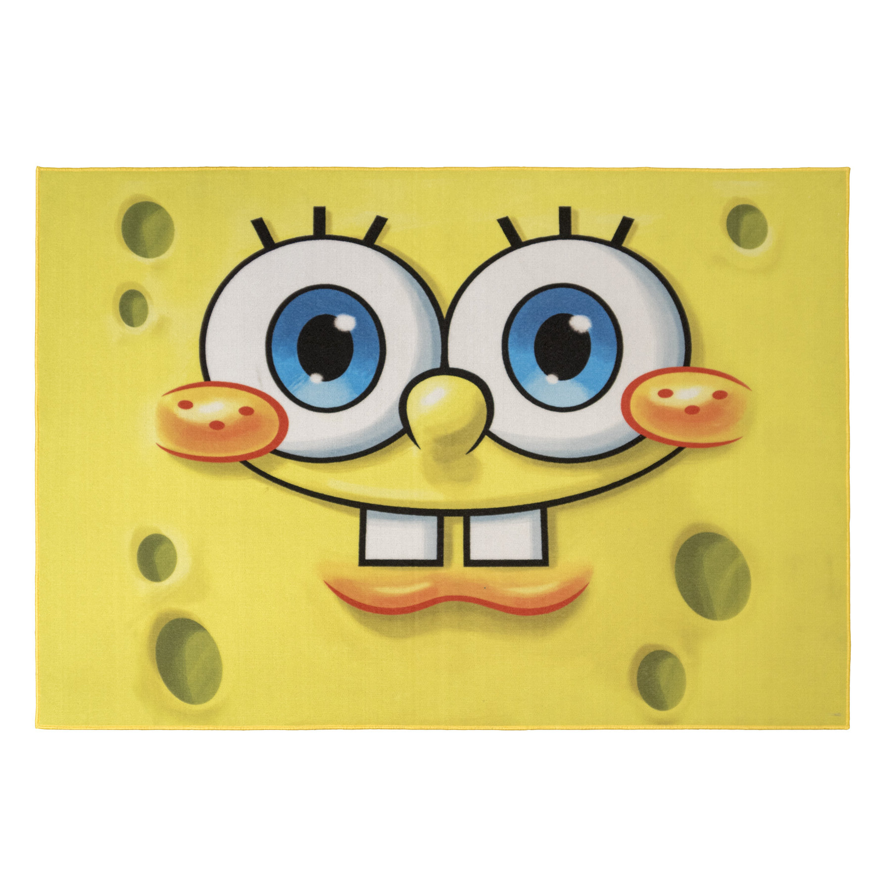 Nickelodeon Licenced Nickelodeon SpongeBob Face Yellow Black Youth ...
