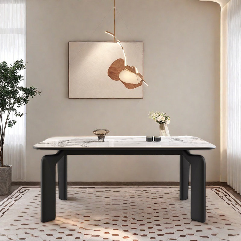 George Oliver Slate Dining Table with Comfort and Stability. | Wayfair