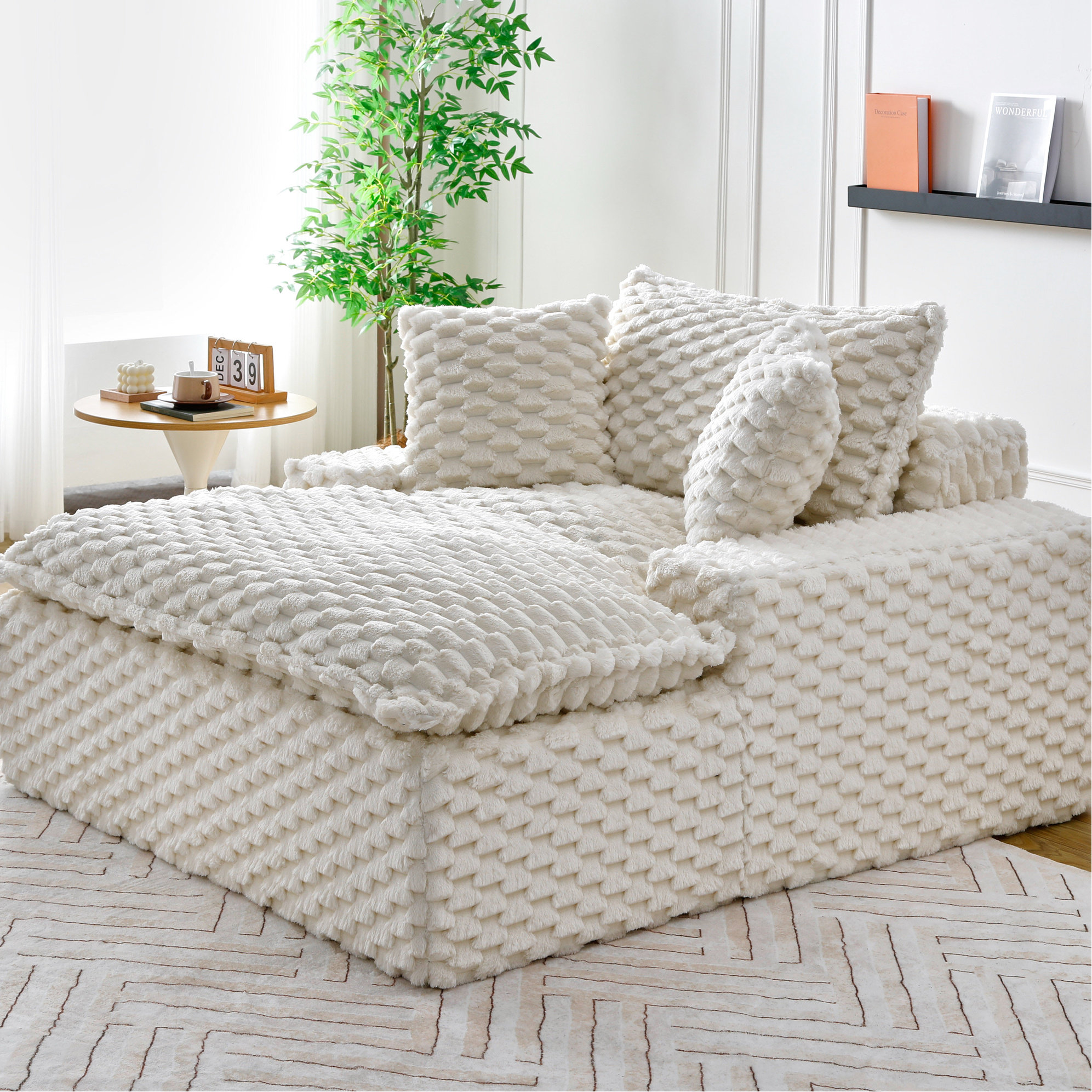 Mercer41 51 - Inch With Turtle Fleece Fabric, Sponge Filling, Suitable ...