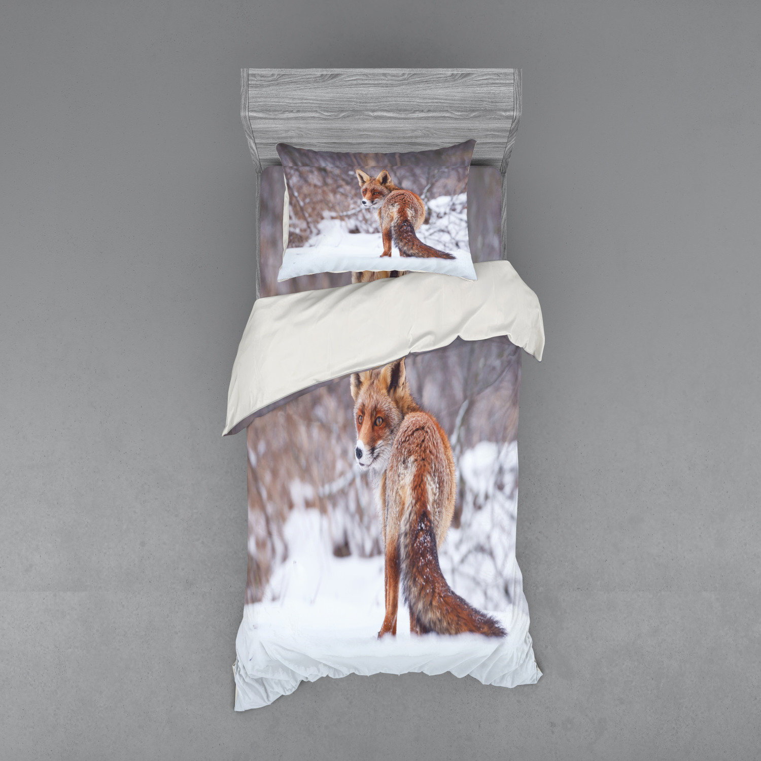 Ambesonne Fox Duvet Cover Set | Wayfair