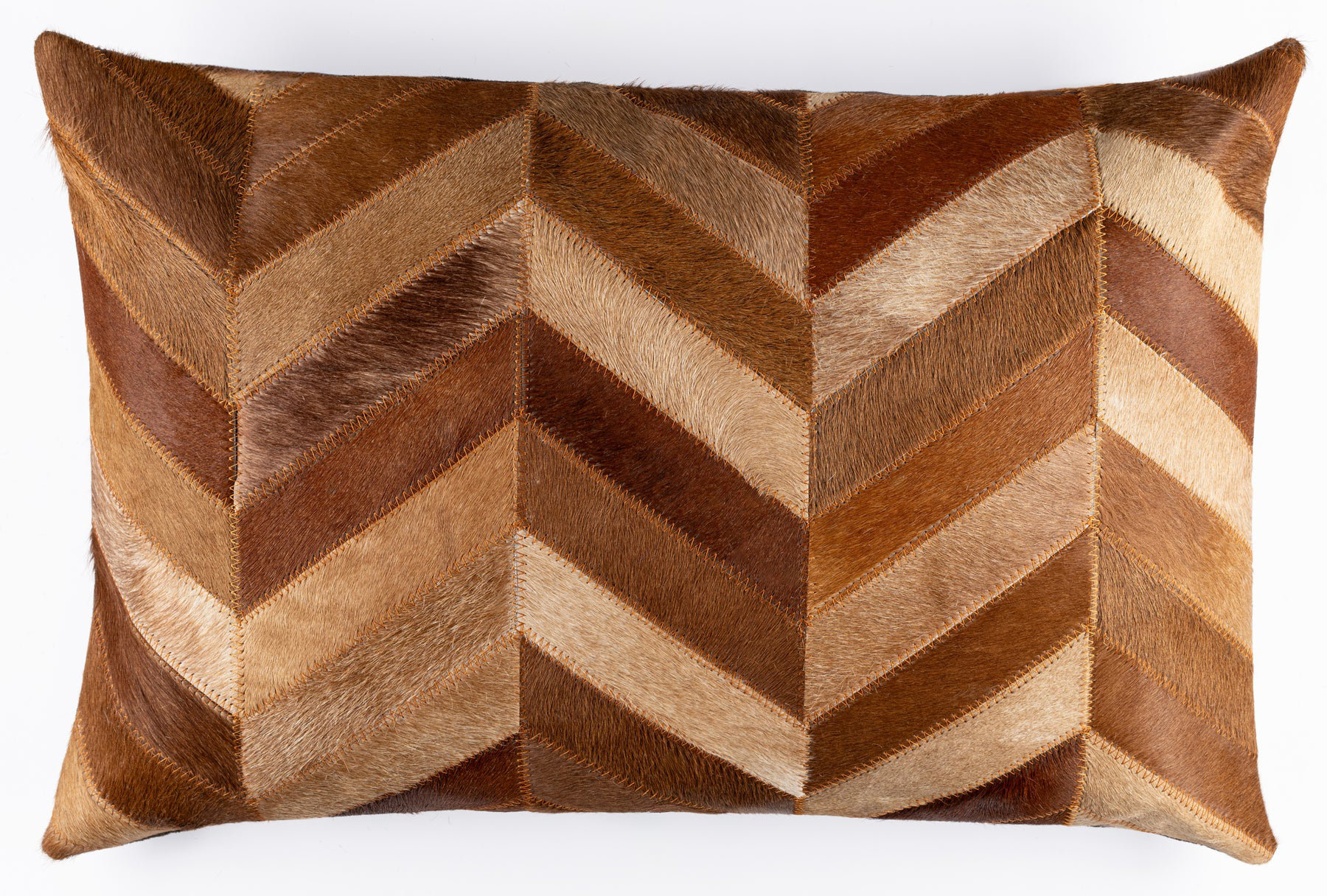 Canvello HANDMADE Genuine Cowhide Leather Throw Pillows | Wayfair