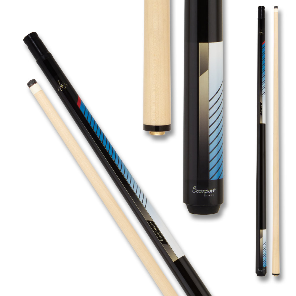 Scorpion Cues Scorpion SCO114 Playing Pool Cue Billiard Stick Billiards ...