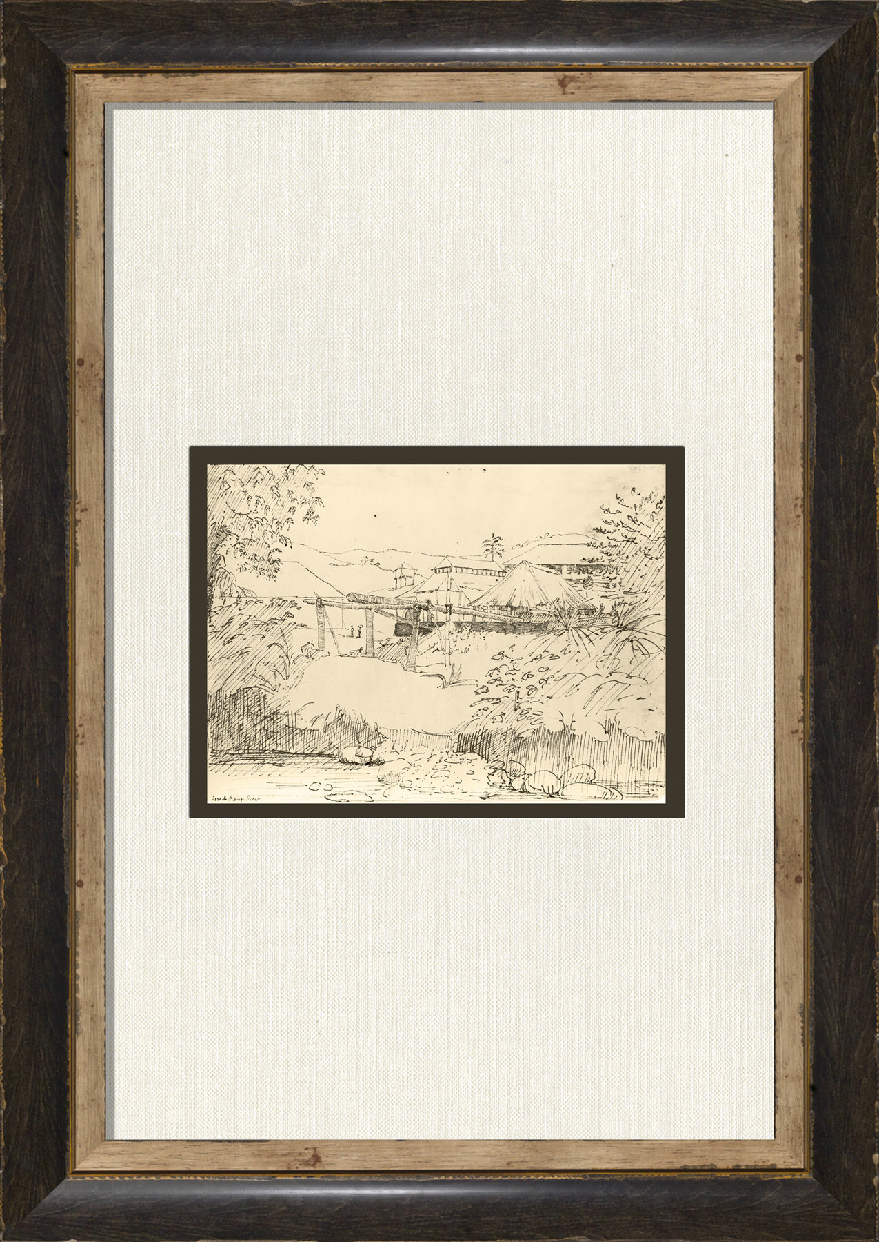 Wendover Art Group Bahamas Travel Study IV - Picture Frame Drawing ...