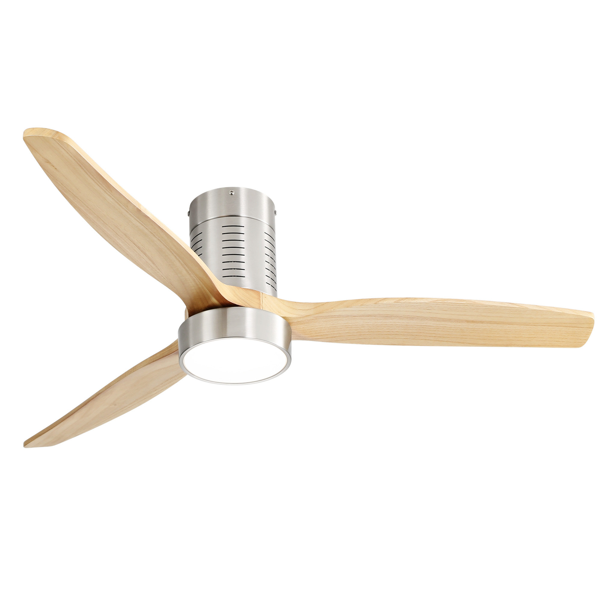 Ivy Bronx 52 Inch Flush Mount Ceiling Fan With Dimmable Light 6 Speed ...