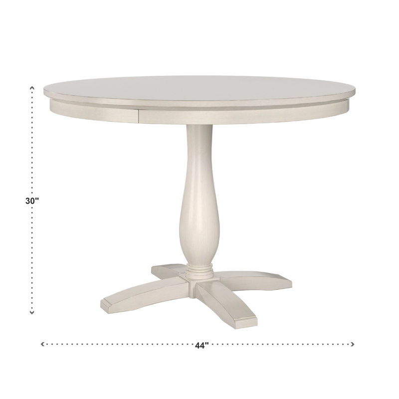 Winston Porter Scavorris 44" Pedestal Dining Table | Wayfair