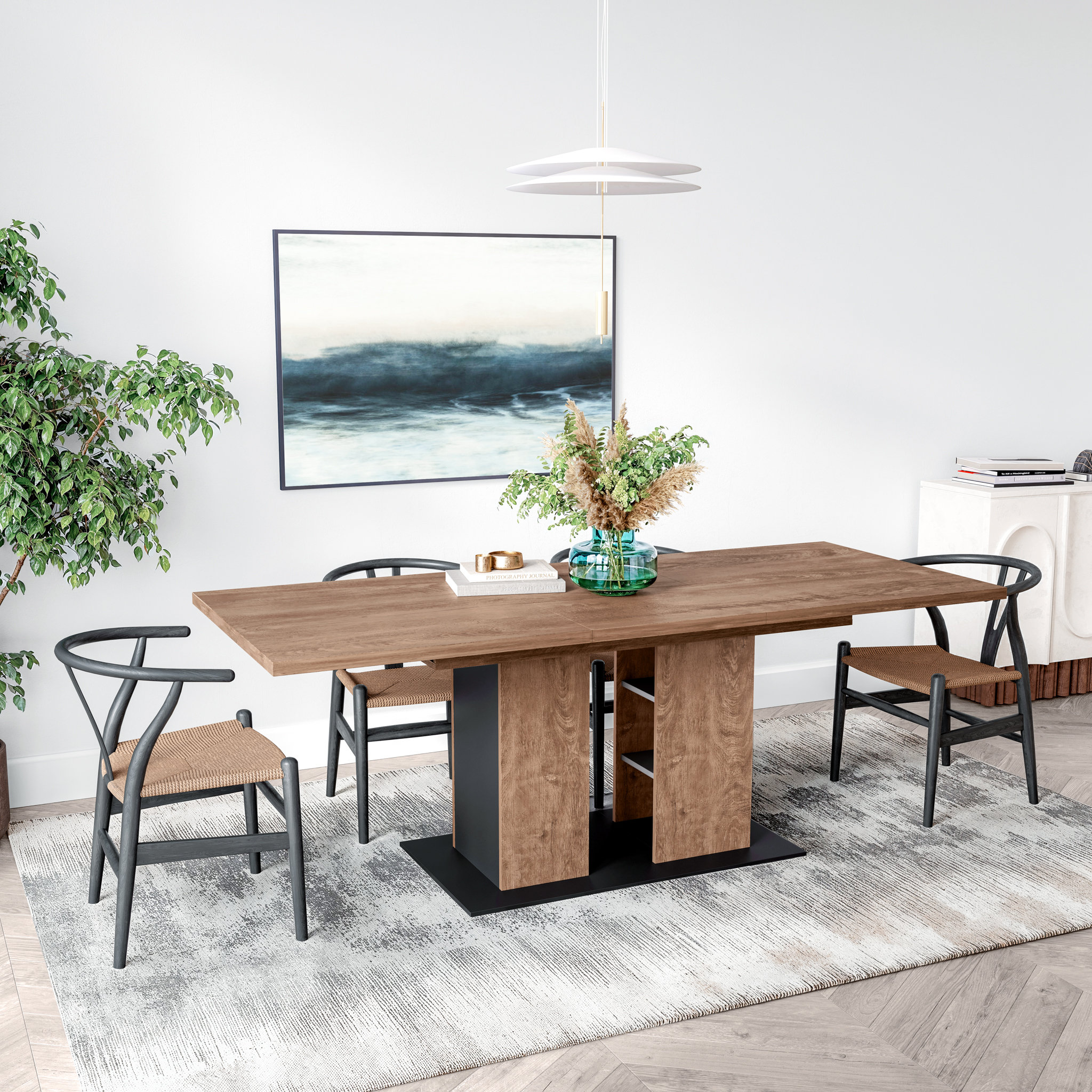 Latitude Run® Extendable Dining Table Fidel & Reviews - Wayfair Canada