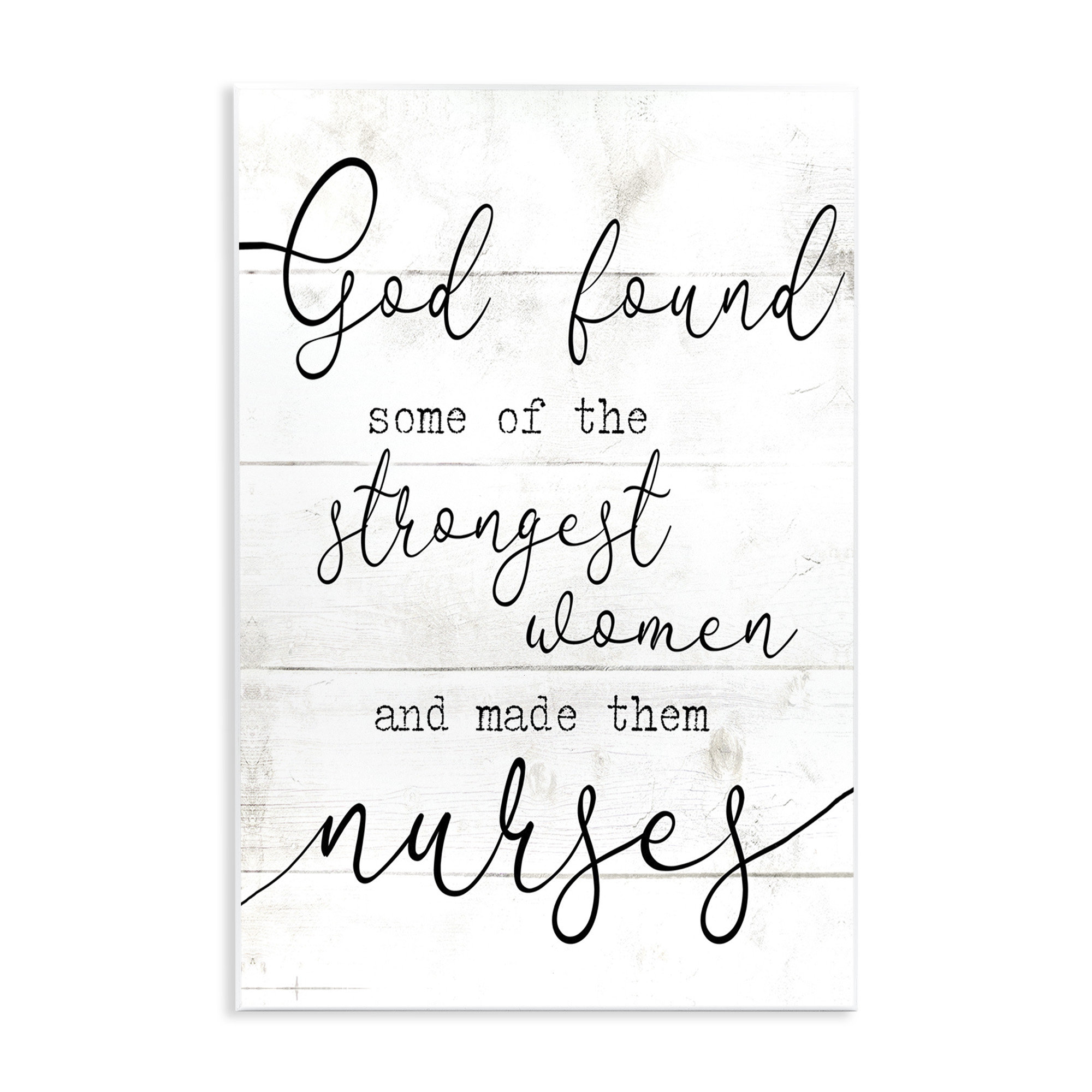 Stupell Industries Strong Women Nurses Spiritual Wall Plaque Art by ...