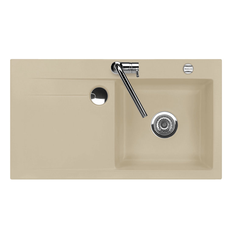 Systemceram Stema 51cm x 20cm Kitchen Sink | Wayfair.co.uk
