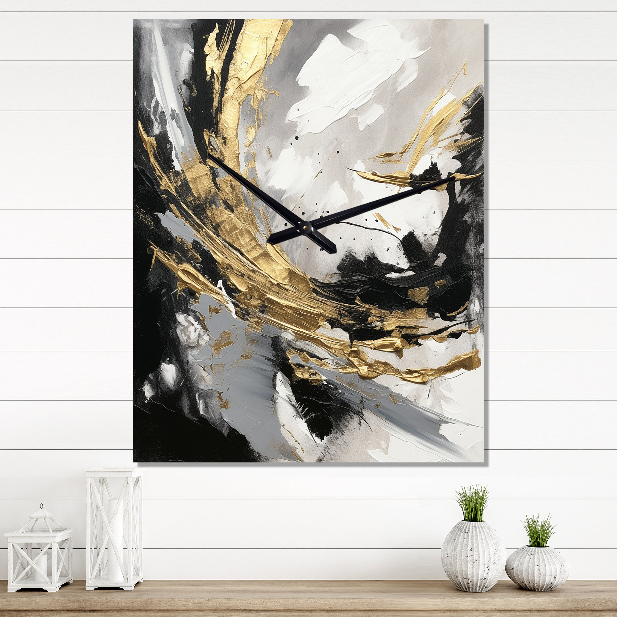 Design Art Mystery Awakening I - Abstract Modern Wall Clock | Wayfair
