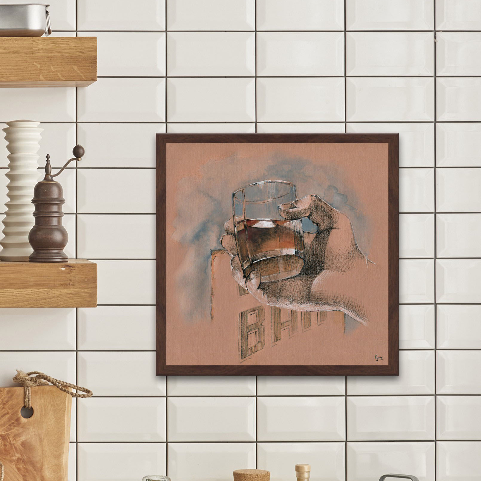 Ivy Bronx I Stop Tomorrow by Eyre Tarney - Picture Frame Drawing Print ...