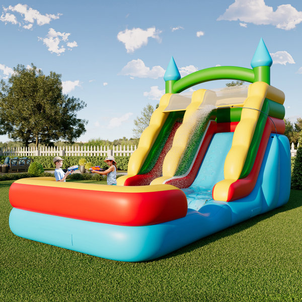 AMERLIFE Commercial Bounce House, Inflatable Bouncer With Air Blower ...