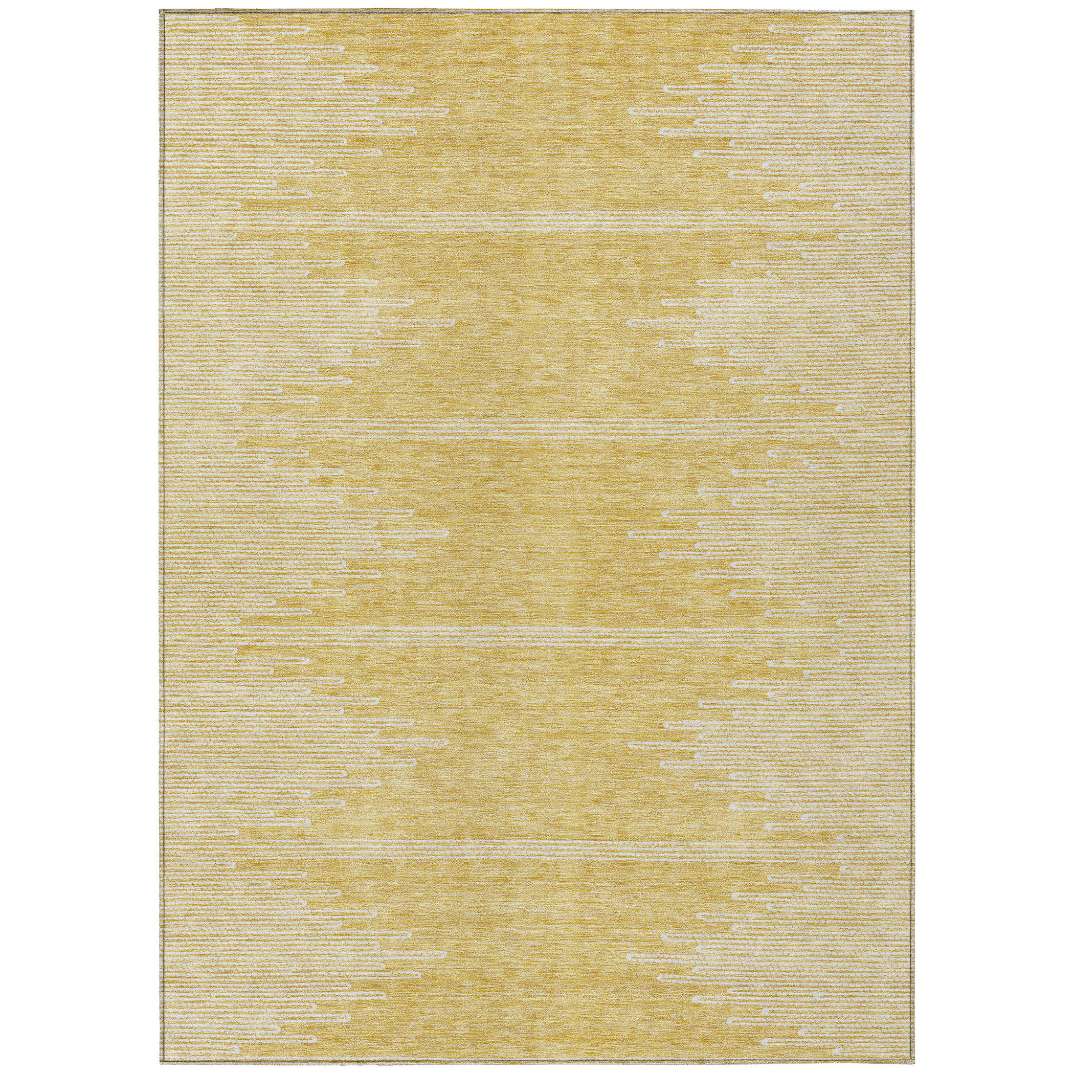 HomeRoots 10' X 14' Ivory Abstract Washable Indoor Outdoor Area Rug ...